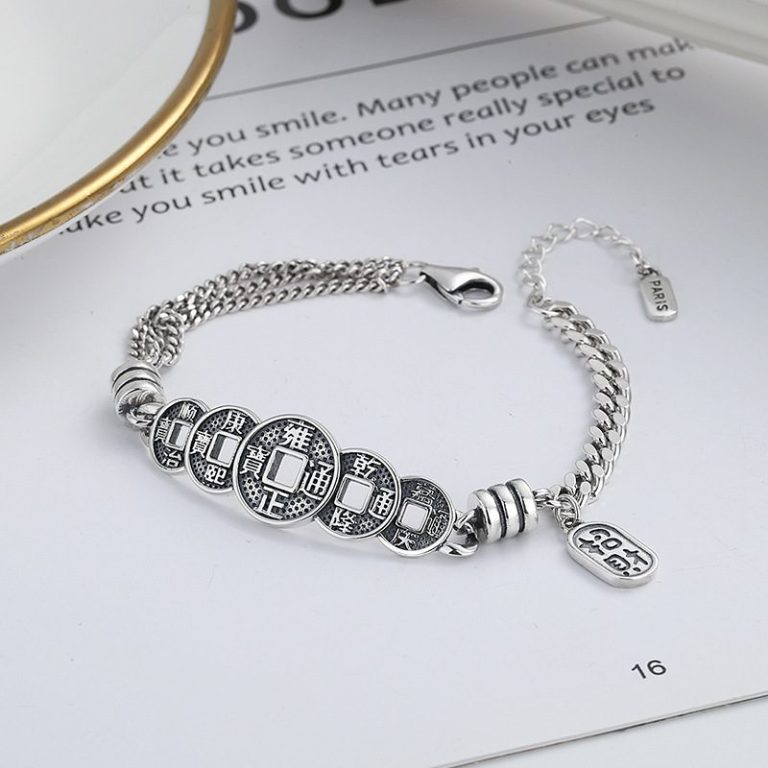 【Nhẫn bạc nữ kim tiền - chuỗi đồng tiền LILI_468378 】 - LiLi.vn