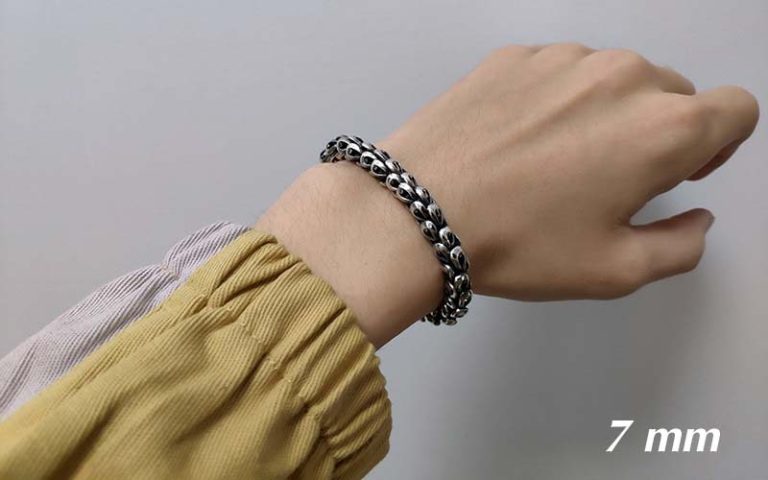 【Lắc tay bạc nam ngầu chất hình rồng Dragon LILI_688517 】 - LiLi.vn